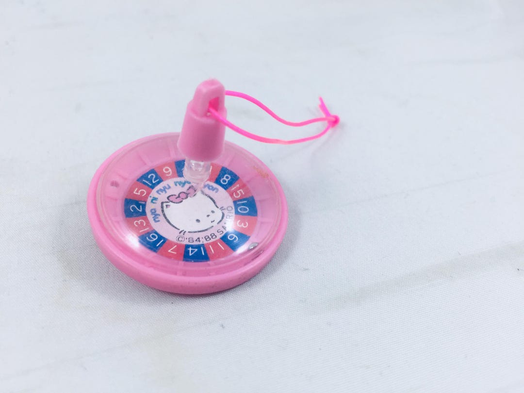 Vintage Sanrio Nya Ni Nyu Nye Nyon Roulette Wheel Trinket Japan 1988 - Etsy