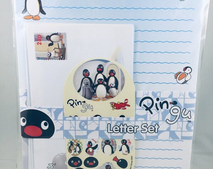Pingu Penguin Letter Set W/stickers. the Pygos Group. 2004 NEW - Etsy