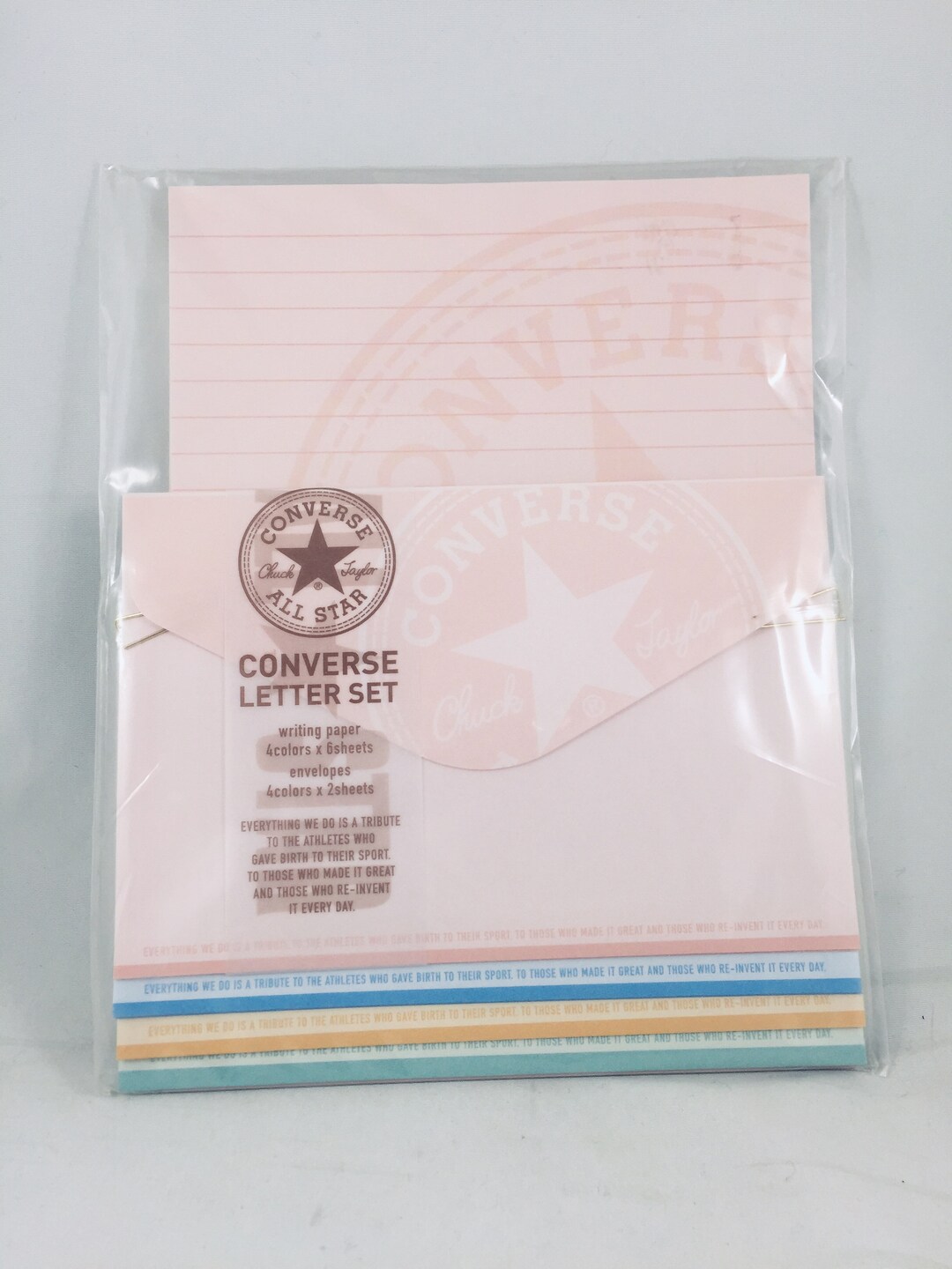 Converse Chuck Taylor All Star Letter Set W/envelopes Japan - Etsy