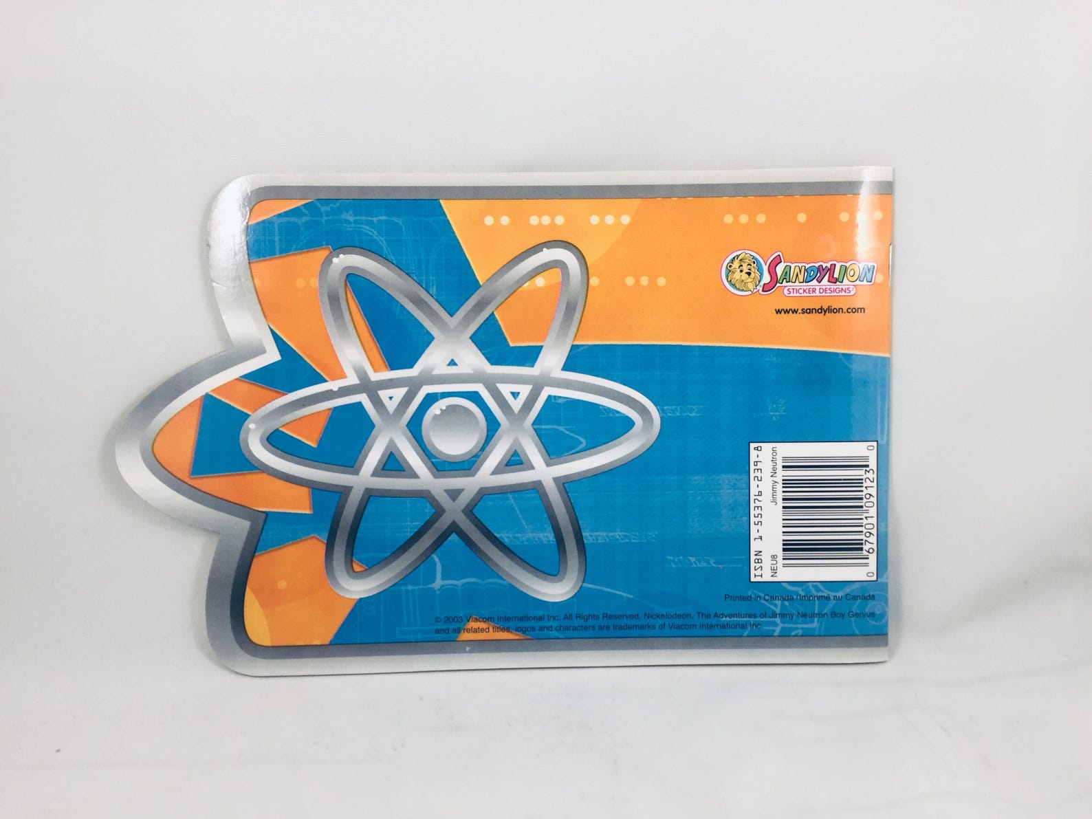 The Adventures of Jimmy Neutron Boy Genius Sticker Album - NEW ...