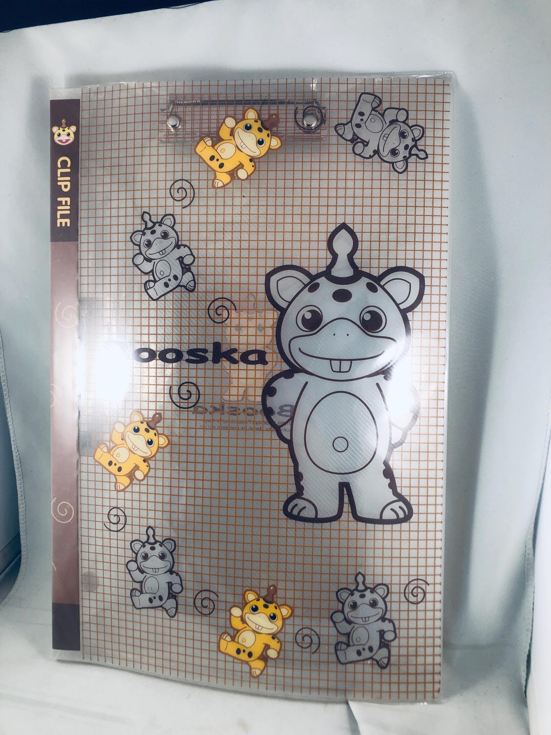 Kaiju Booska Clear Document Clip File Folder. Made in Japan. Dated 1999 ...