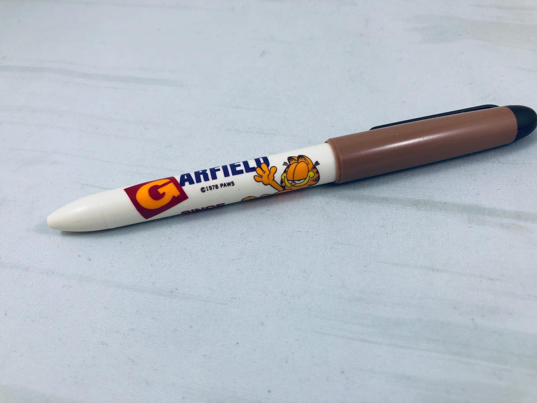Vintage Garfield Ballpoint Pen / Mechanical Pencil Combo 0.5mm. Made in ...