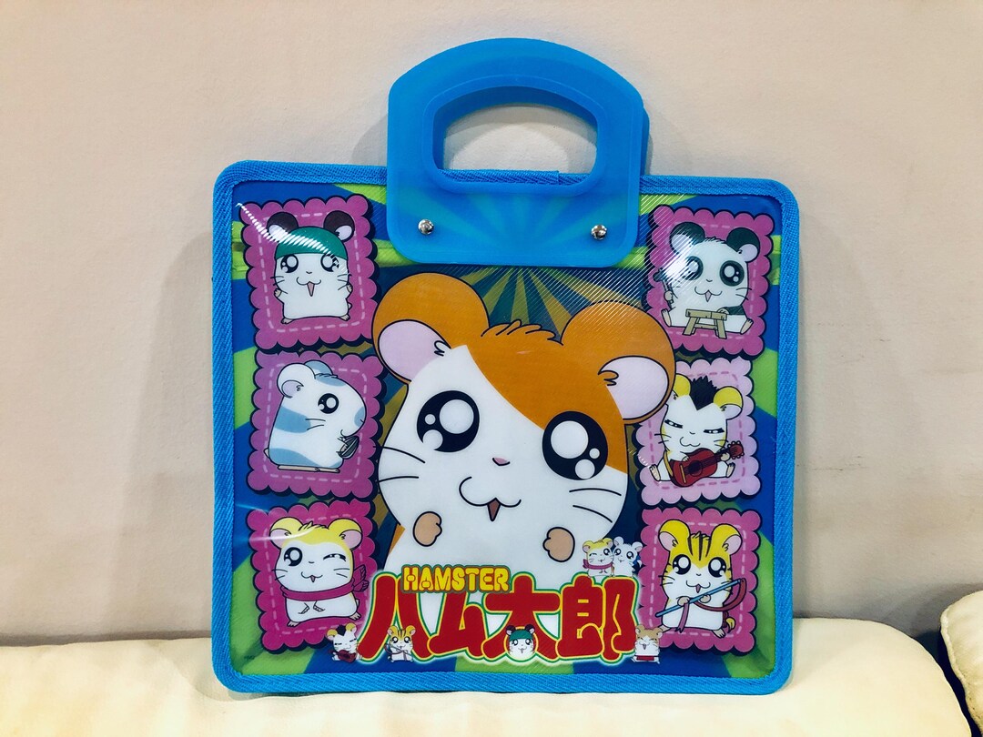 Vintage Hamtaro Hamster School Document Bag With Handle. Made in Japan ...