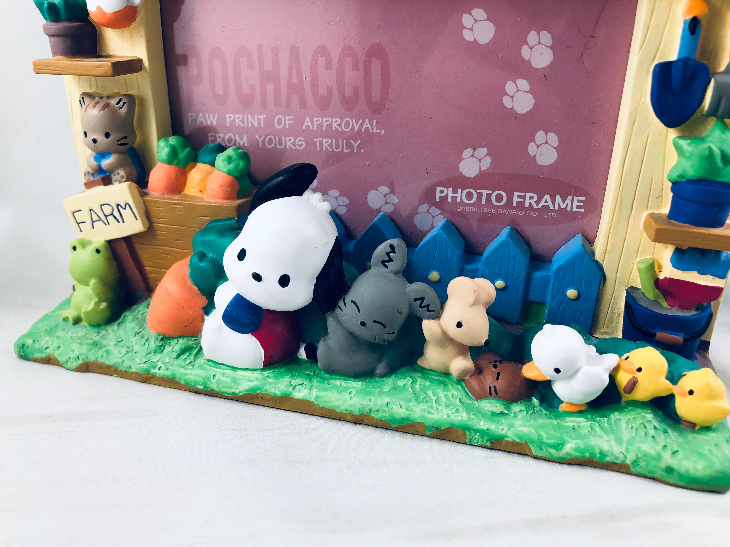 Vintage Sanrio Pochacco and Friends Farm Theme Polyresin 3D Photo ...