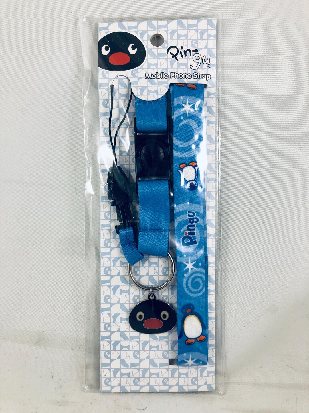 Pingu Penguin Mobile Phone Strap With Metal Charm Mascot. NEW. - Etsy