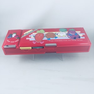 Vintage Flomo Vegetables Theme Deluxe Double Sided Pencil Case NEW ...