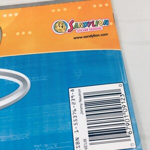 The Adventures of Jimmy Neutron Boy Genius Sticker Album - NEW ...