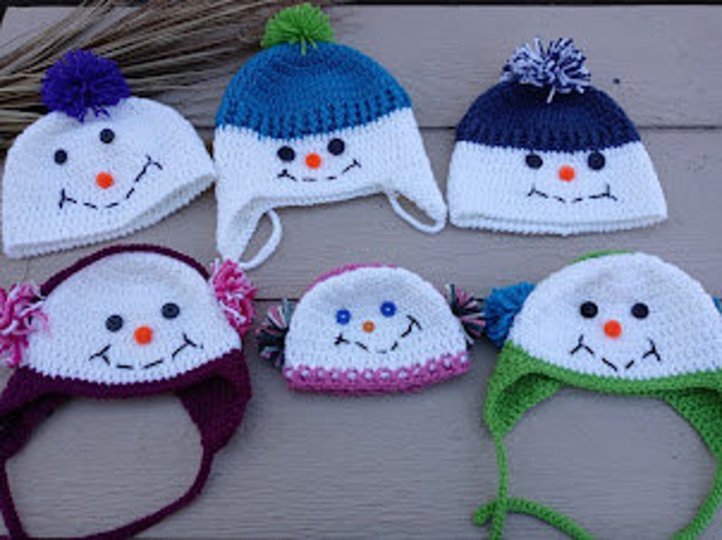 Snowmen Hats - Etsy