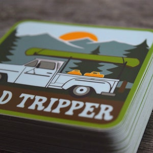 Road Tripper Vinyl Sticker - Etsy