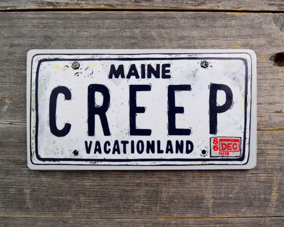 Maine CREEP Vinyl Sticker | Etsy