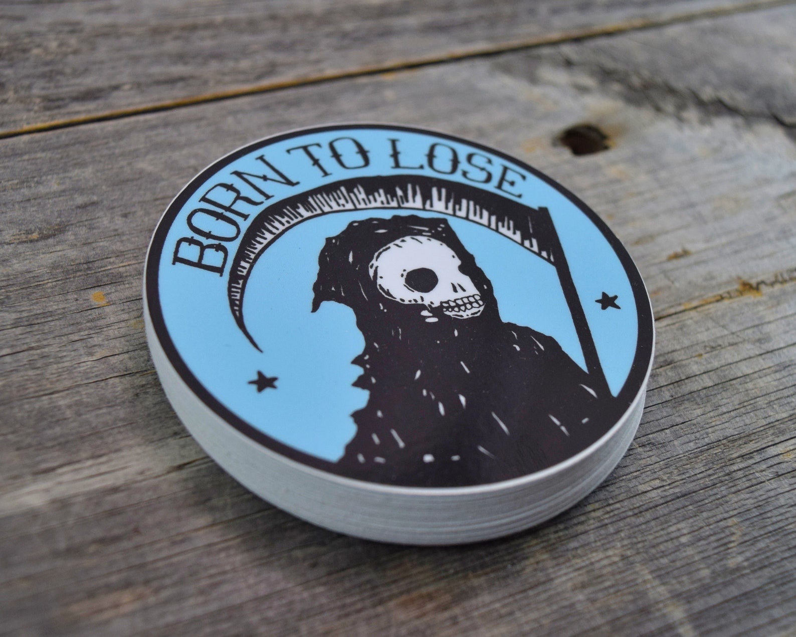 Born to Lose Vinyl Sticker | Etsy