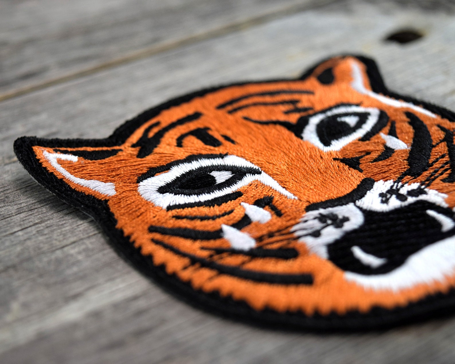 Crying Tiger Embroidered Patch | Etsy