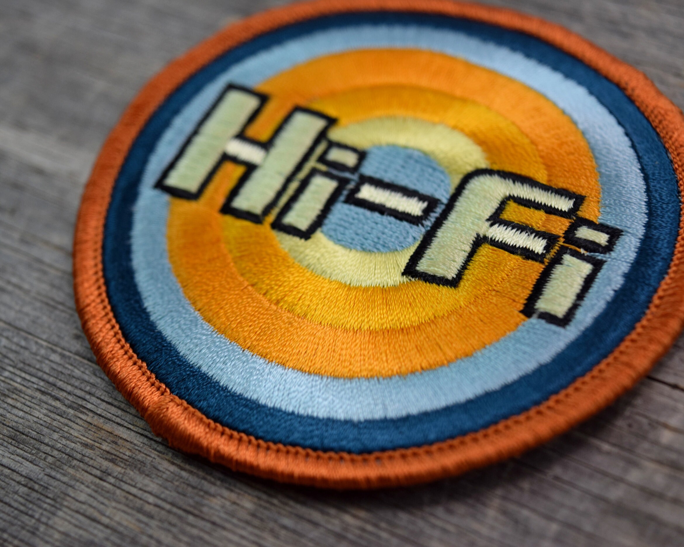Hi-fi Embroidered Patch - Etsy