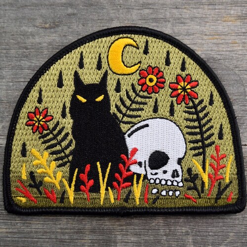 Death Won't Take Me Embroidered Patch | Etsy