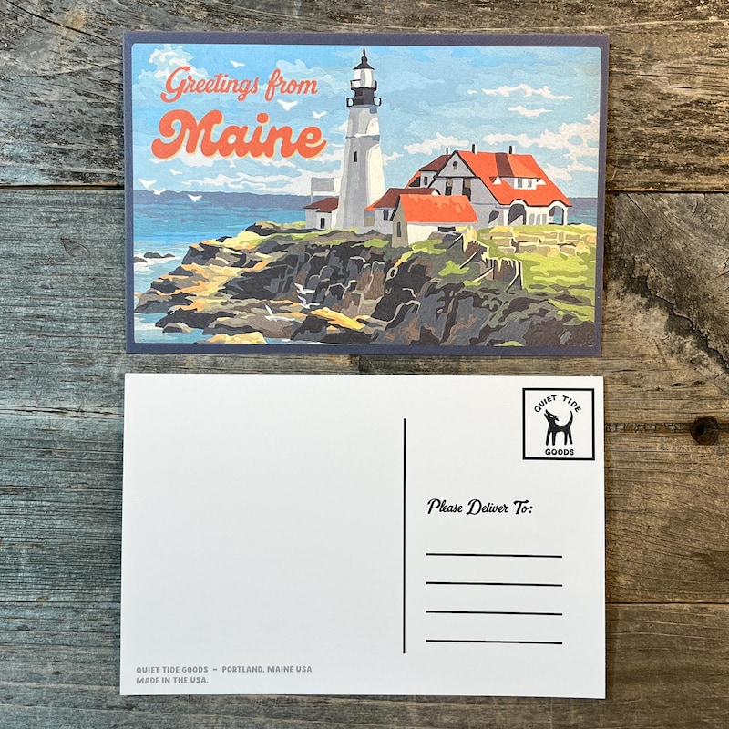 Maine Postcards - Etsy