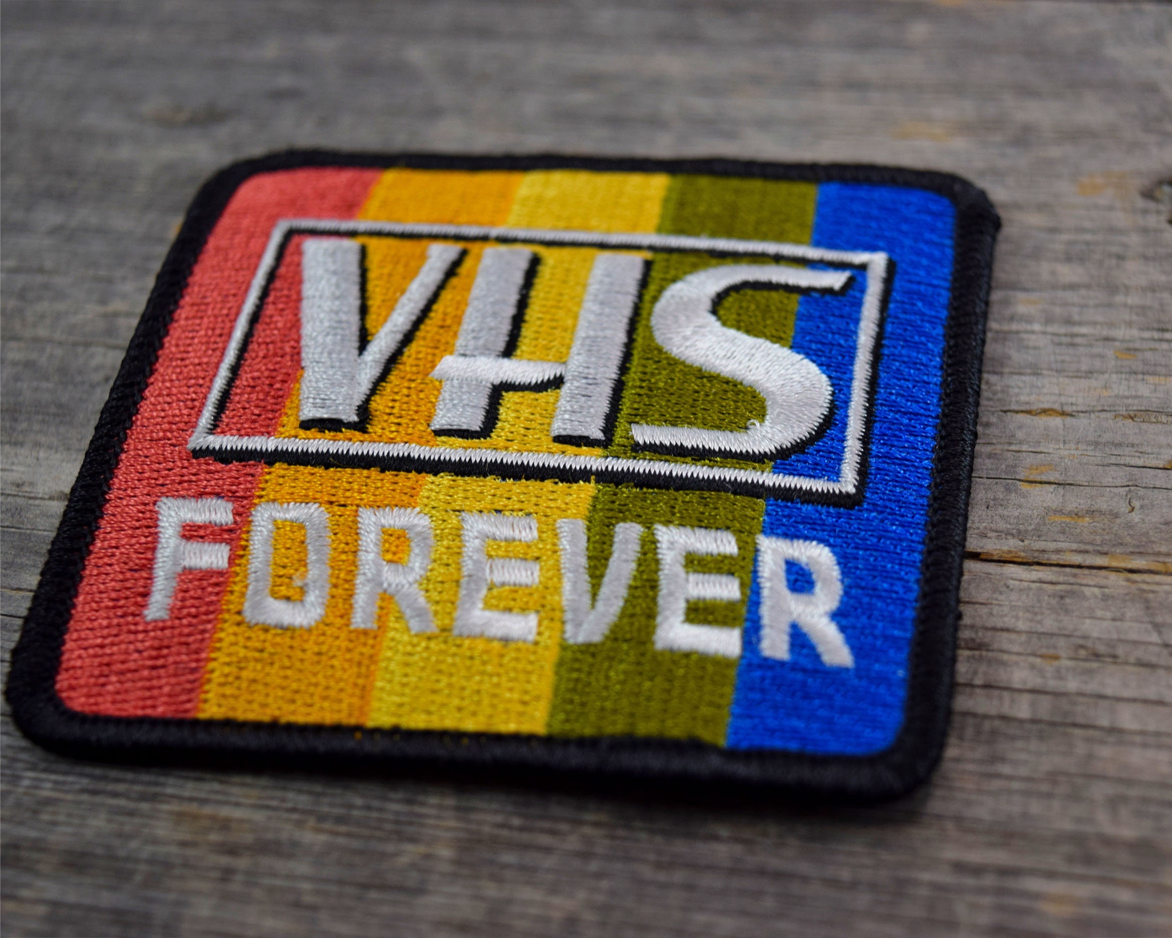 VHS Forever Embroidered Patch - Etsy