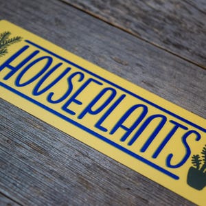Houseplants Vinyl Sticker - Etsy