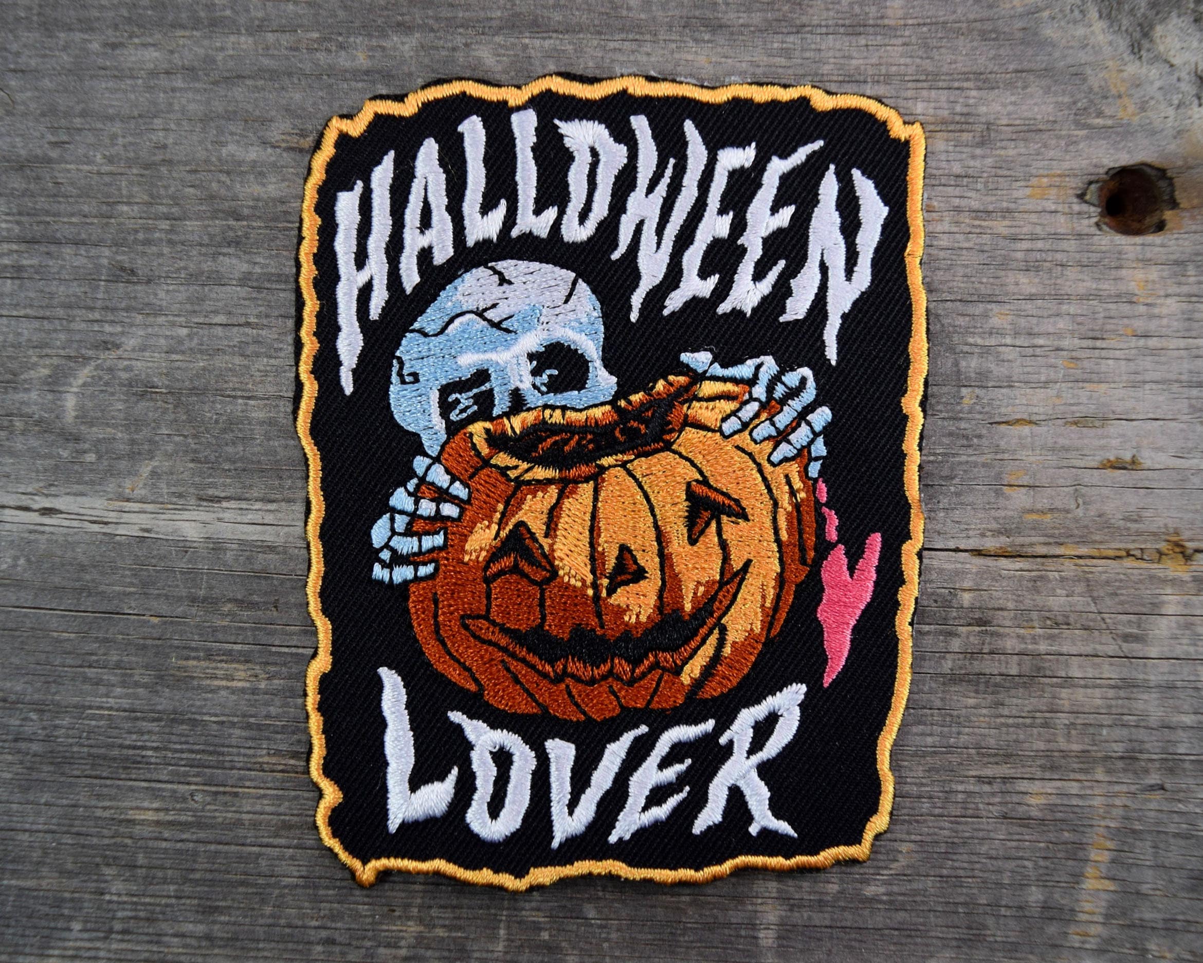 Halloween Lover Embroidered Patch - Etsy