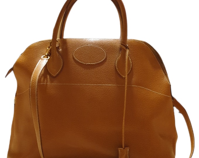 Vintage Hermes Bolide Handbag Hermes Bag Bolide Bag Vintage Leather Bag Hermes Etsy