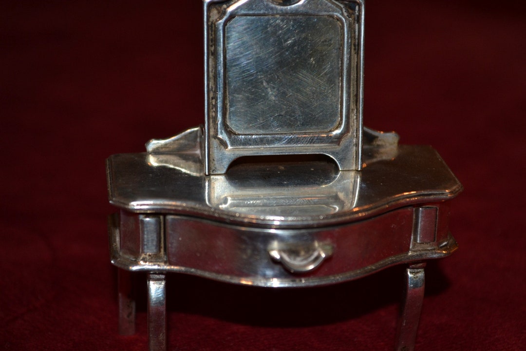 Vintage Sterling Silver Decorative Dressing Table/ Vintage Silver/ Home ...