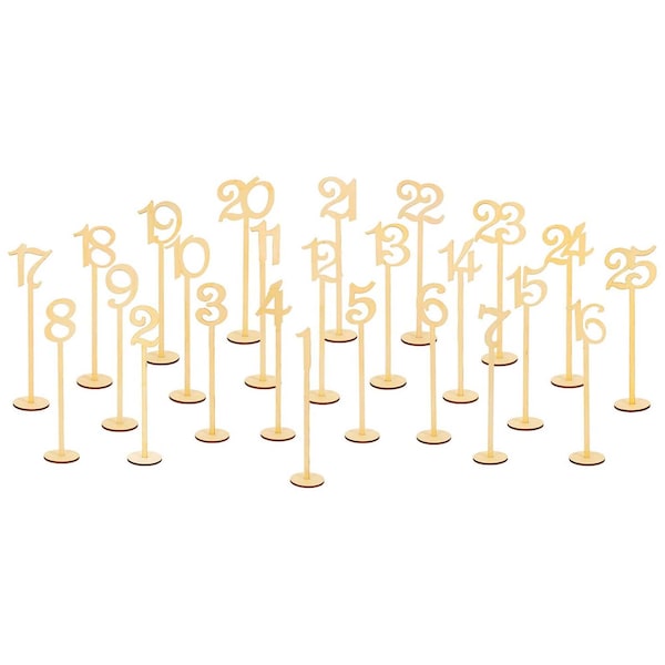 Table Number Stands - Etsy