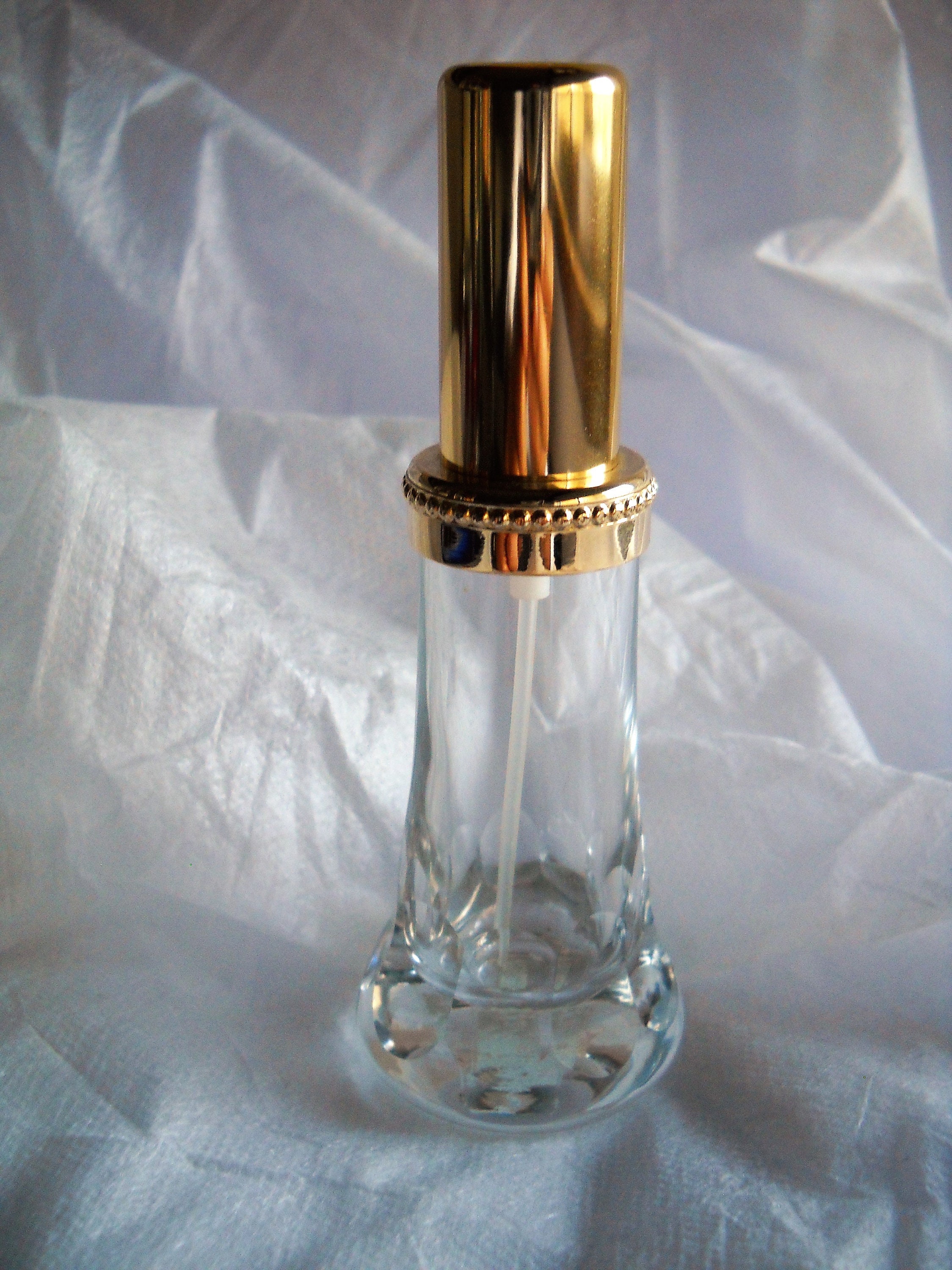 80s French Toilet Perfume Sprayer Guy Roëls. Antique Cut in Crystal ...