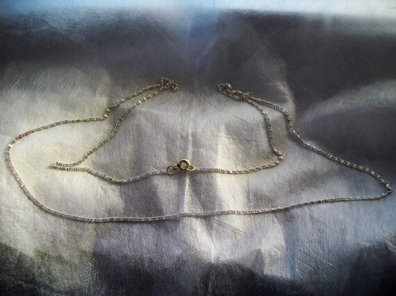 Early 80's Chain Necklace. A Soldered Silver Plated B… - Gem