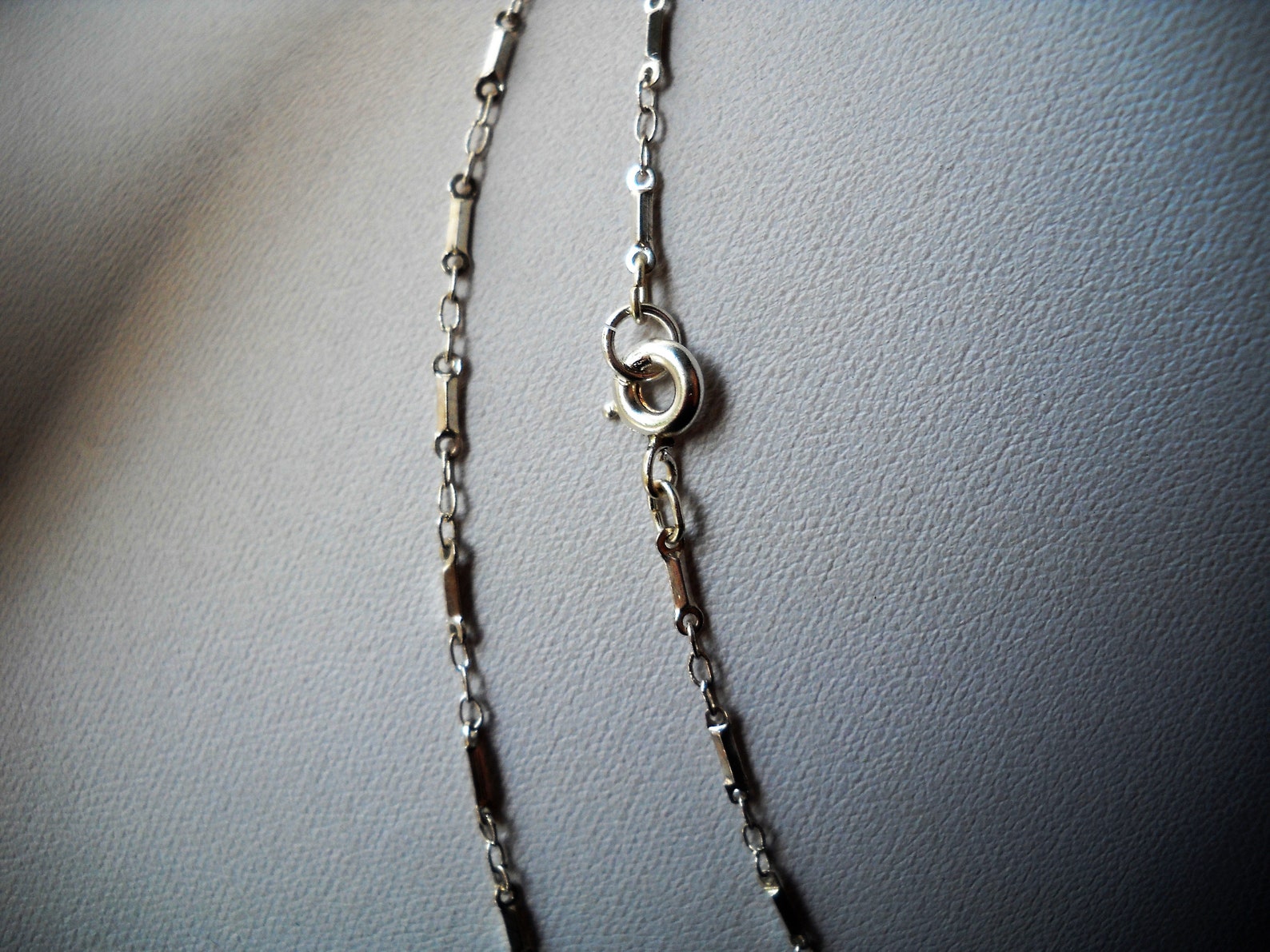 Early 80's German Chain Necklace. A Soldered Silver Plated Brass Link ...