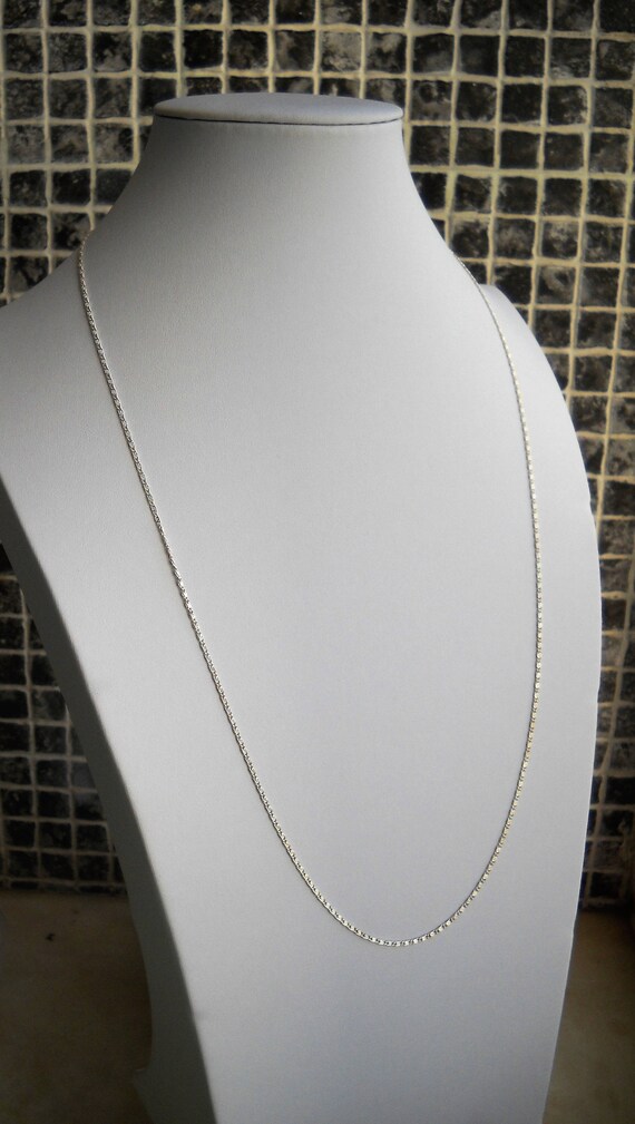 Early 80's Chain Necklace. A Soldered Silver Plated B… - Gem