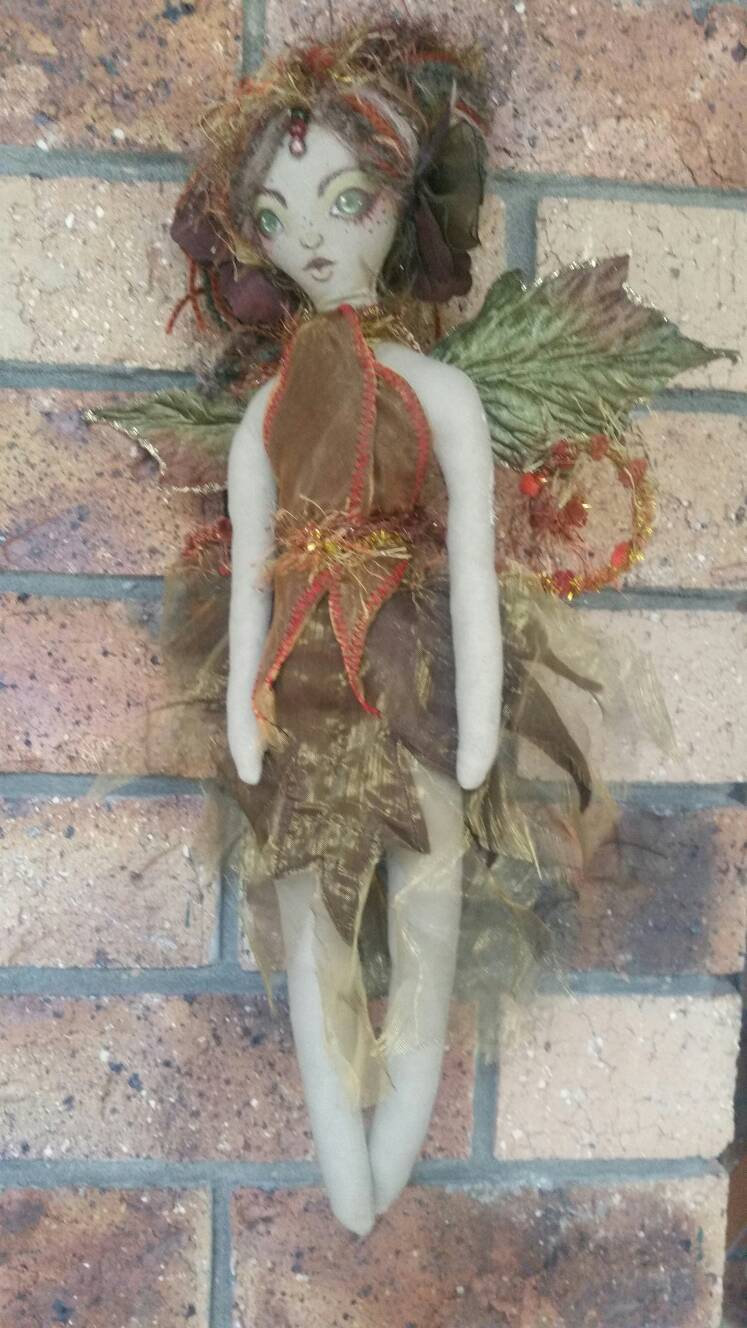 Felicity Leaf-litter Earthy Forest Faery Phae Original OOAK Elke Art ...