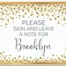 Please Sign and Leave a Note Sign Custom Guest Book Sign 10x8 Girl ...