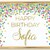 Rainbow Happy Birthday Sign Printable Colorful Birthday Decorations ...