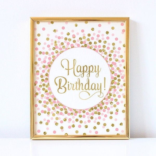 Happy Birthday Sign - Etsy