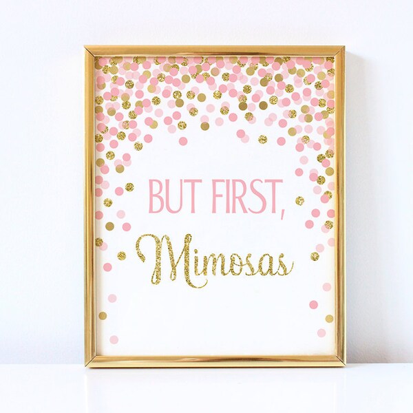But First Mimosas Sign - Etsy