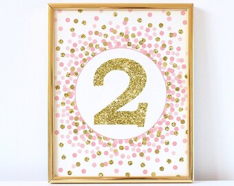 2nd Birthday Sign - Etsy