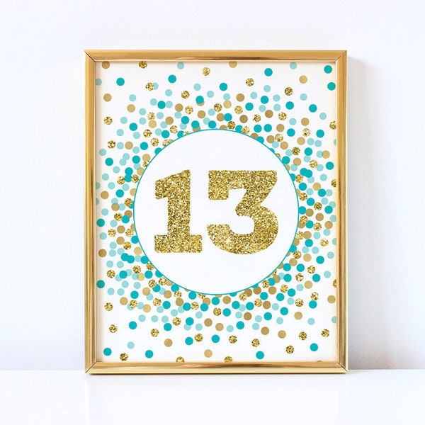 Number 13 - Etsy