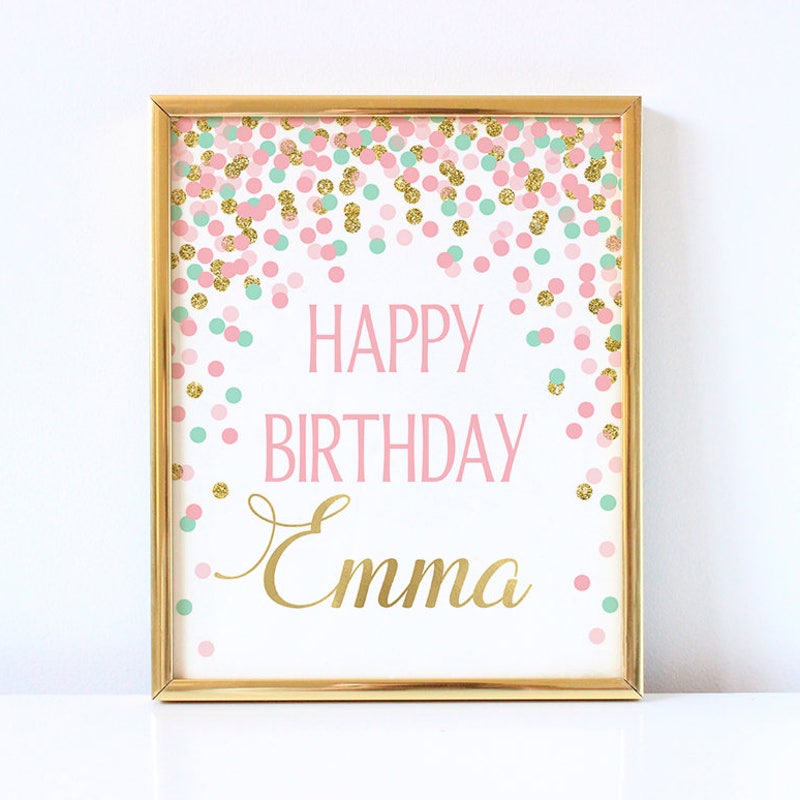 Happy Birthday Sign - Etsy