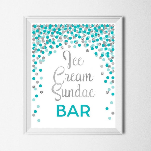 Ice Cream Sundae Bar Sign - Etsy