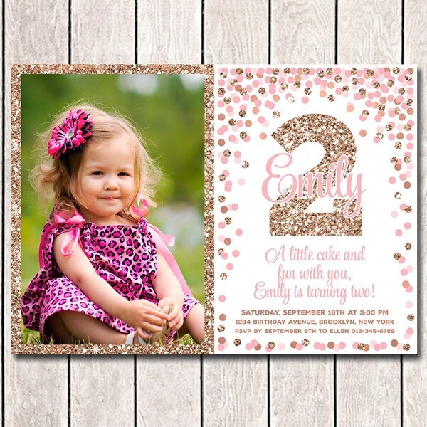 2nd Birthday Invite - Etsy