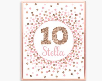 Number 10 Sign | Etsy