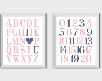 Pink Navy Nursery | Etsy