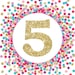 Number 5 Sign Printable 5th Birthday Party Sign 5th Birthday Party ...