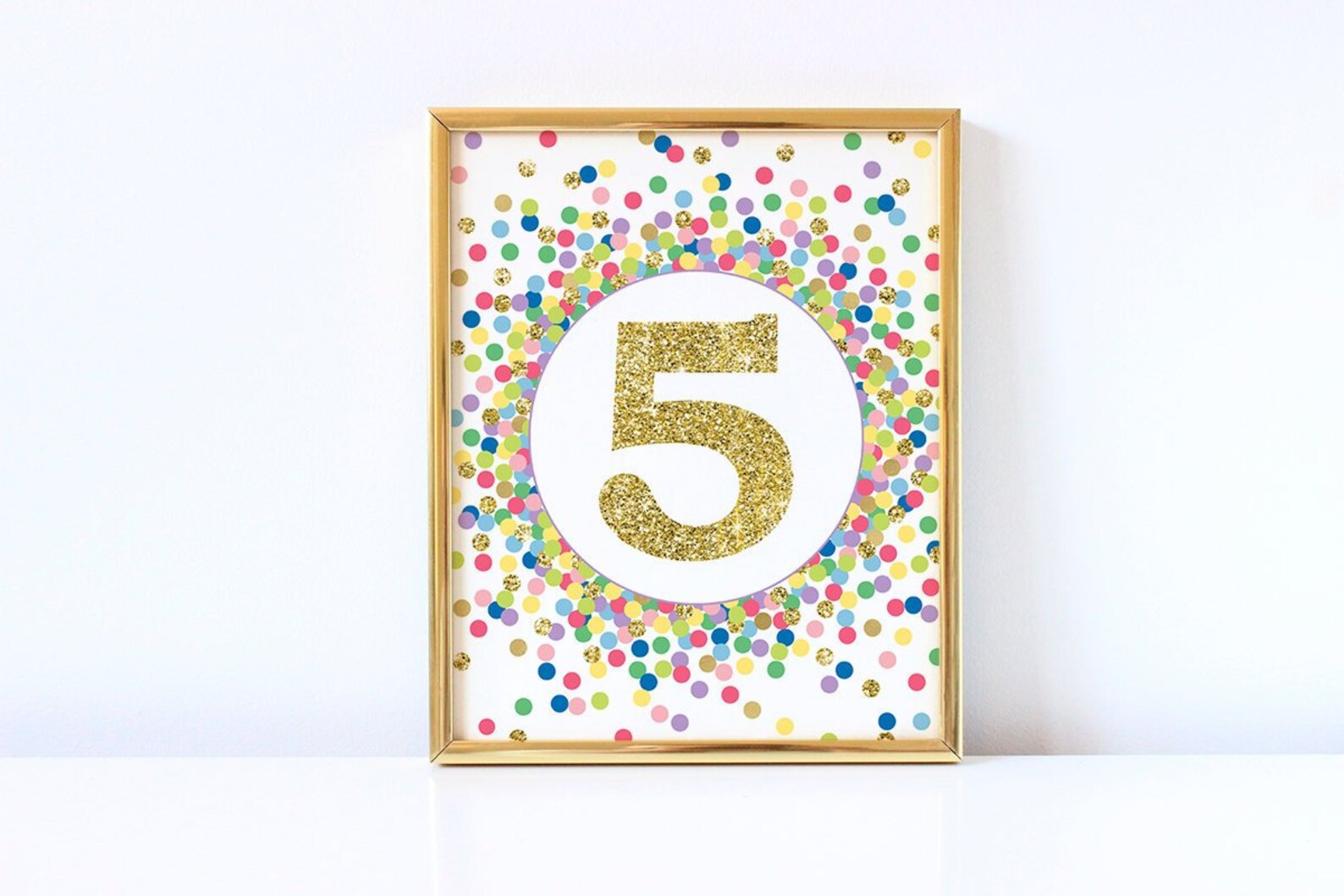 Number 5 Sign 5th Birthday Party Decorations 5th Birthday - Etsy
