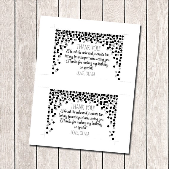 Tarjetas De Agradecimiento Para Imprimir En Blanco Y Negro