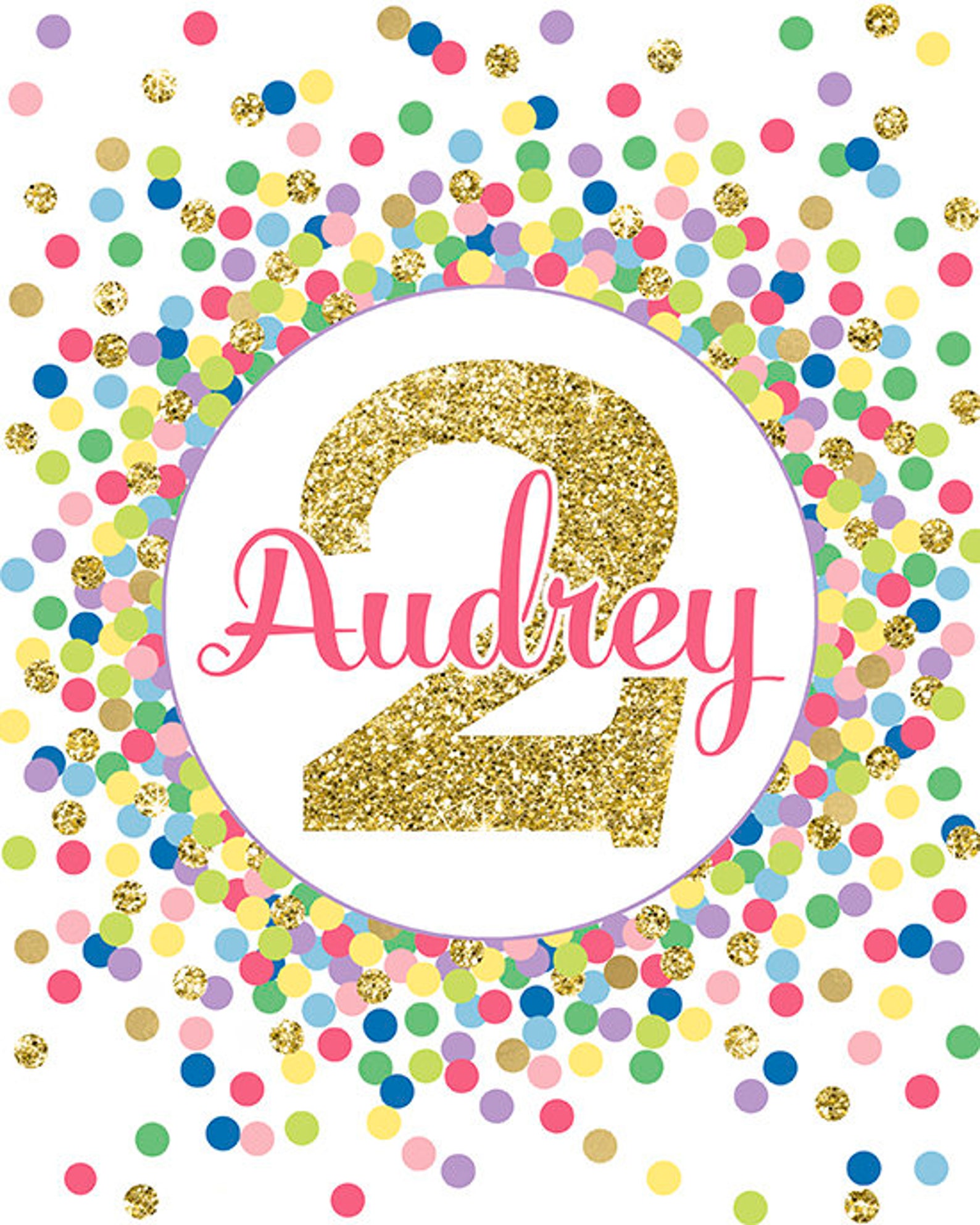 Name Sign 2nd Birthday Sign Personalized 2nd Birthday Party - Etsy