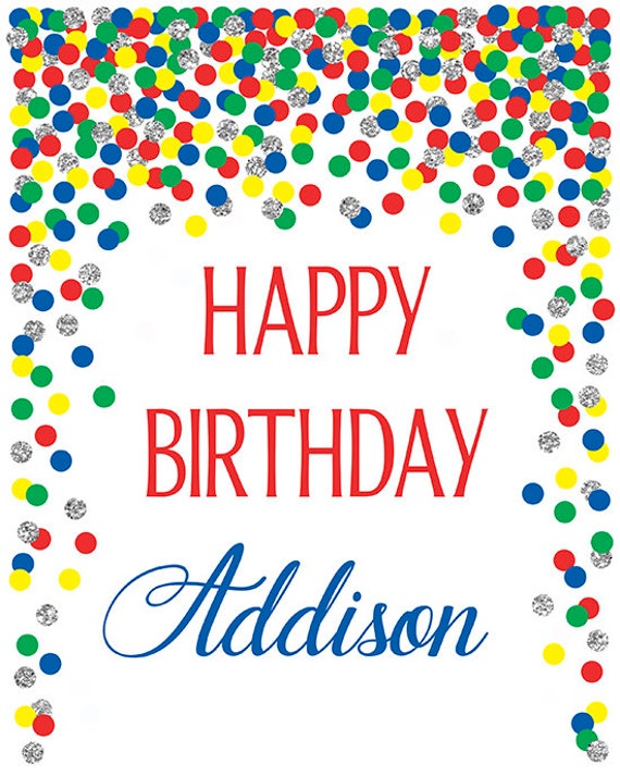 Happy Birthday Addison