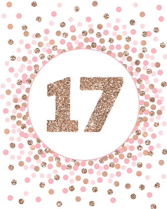 Number 17 In Pink Number 17 In Pink