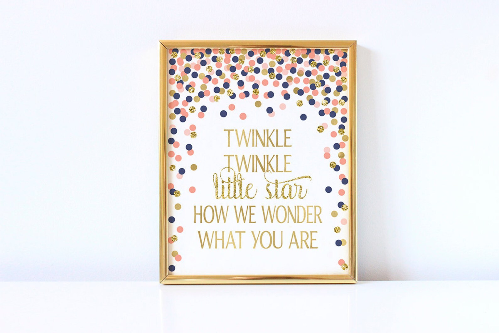 Twinkle Twinkle Little Star How We Wonder What You Are Printable Sign ...