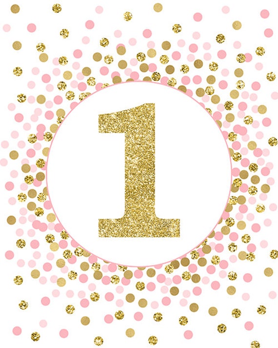 Número 1 De Cumpleaños Para Imprimir