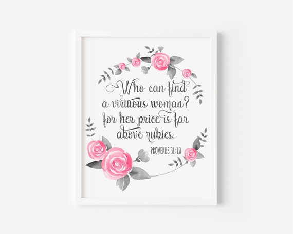 Proverbs 31 10 31 Printable